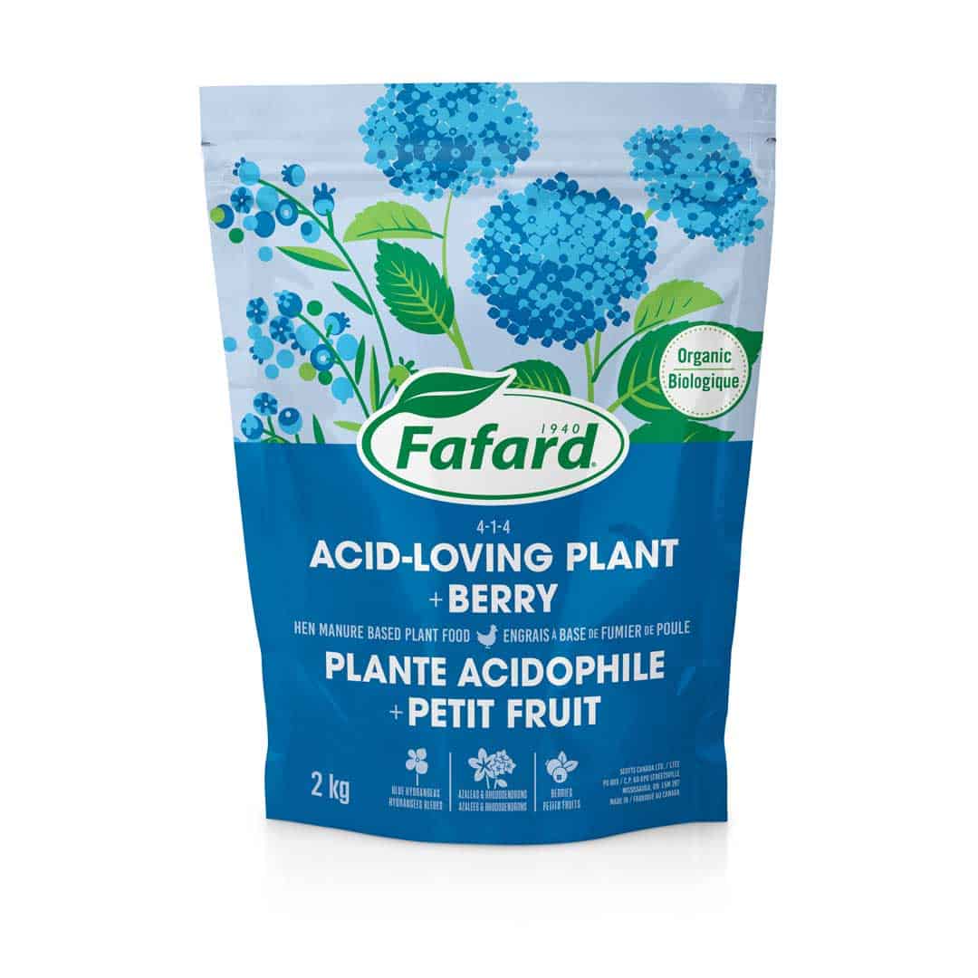 ACID-LOVING PLANTS & BERRIES Hen manure based Plant Food - Scotts Fafard