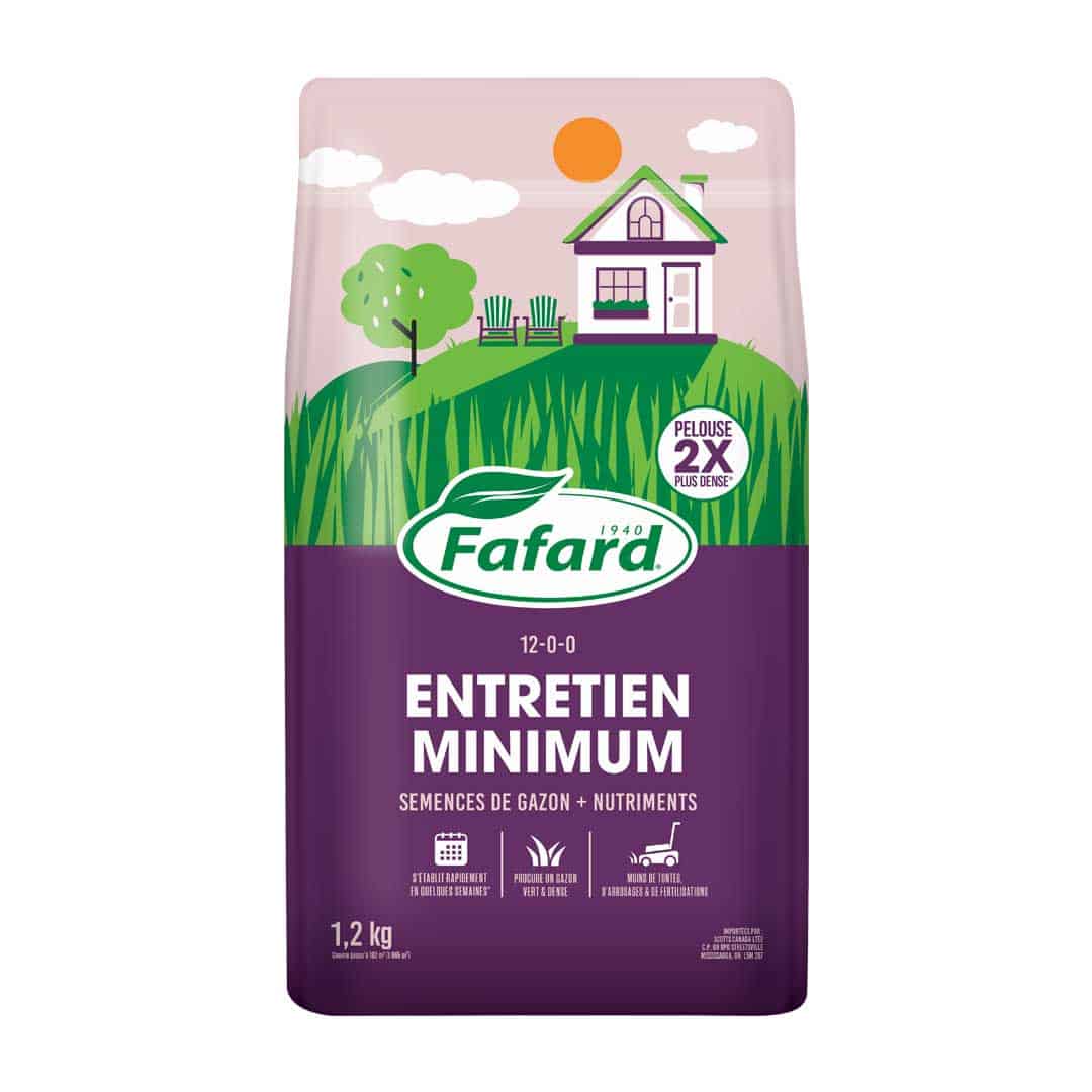 Semences de gazon + nutriments ENTRETIEN MINIMUM - Scotts Fafard